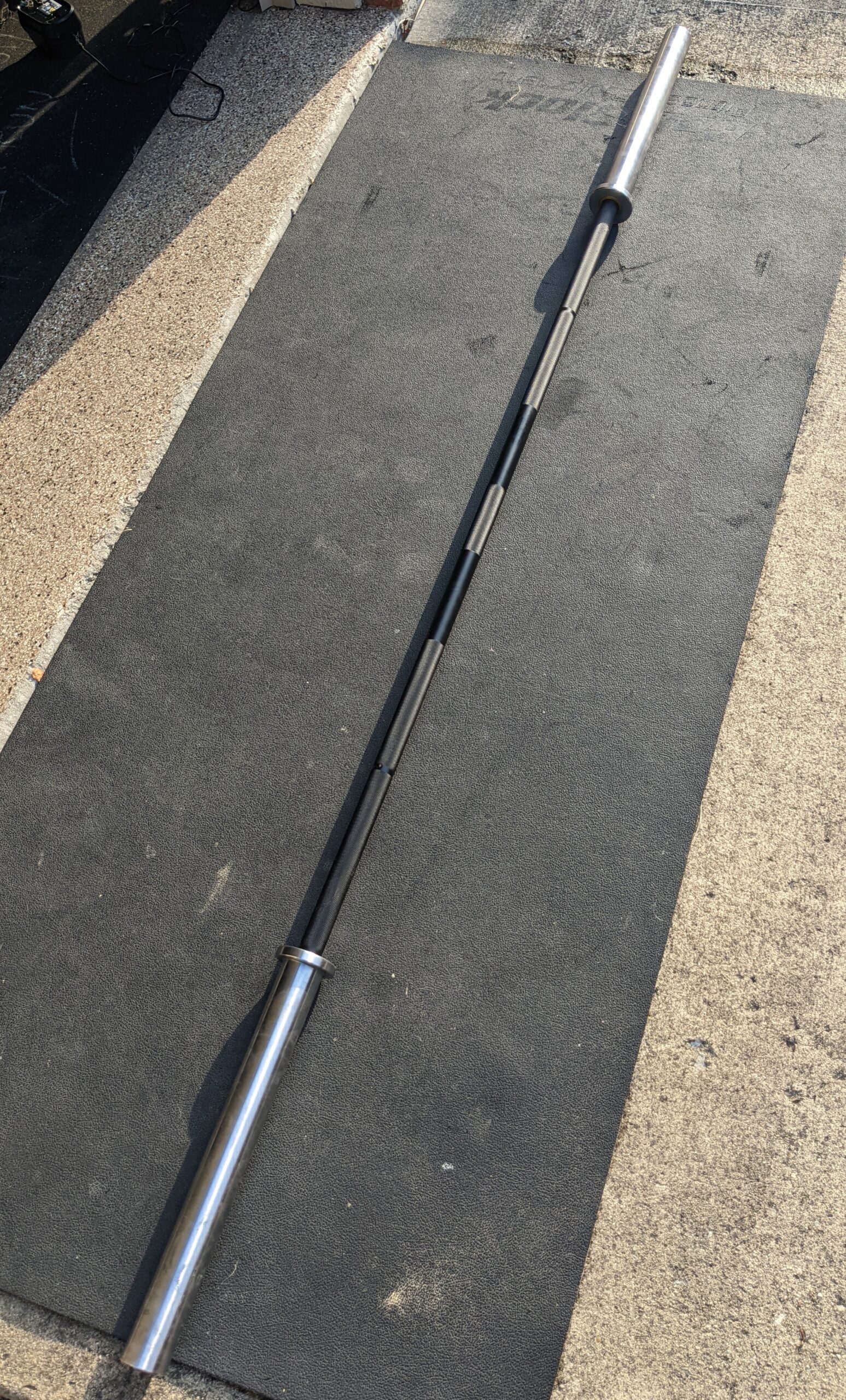 SportKraft Hardcore Powerlifting Barbell Review – Garage Gym Experiment